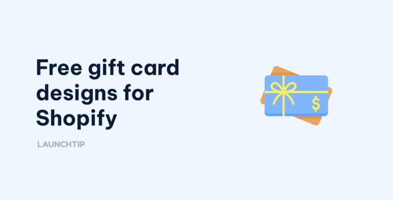 5 Free Gift Card Designs & Templates for Shopify